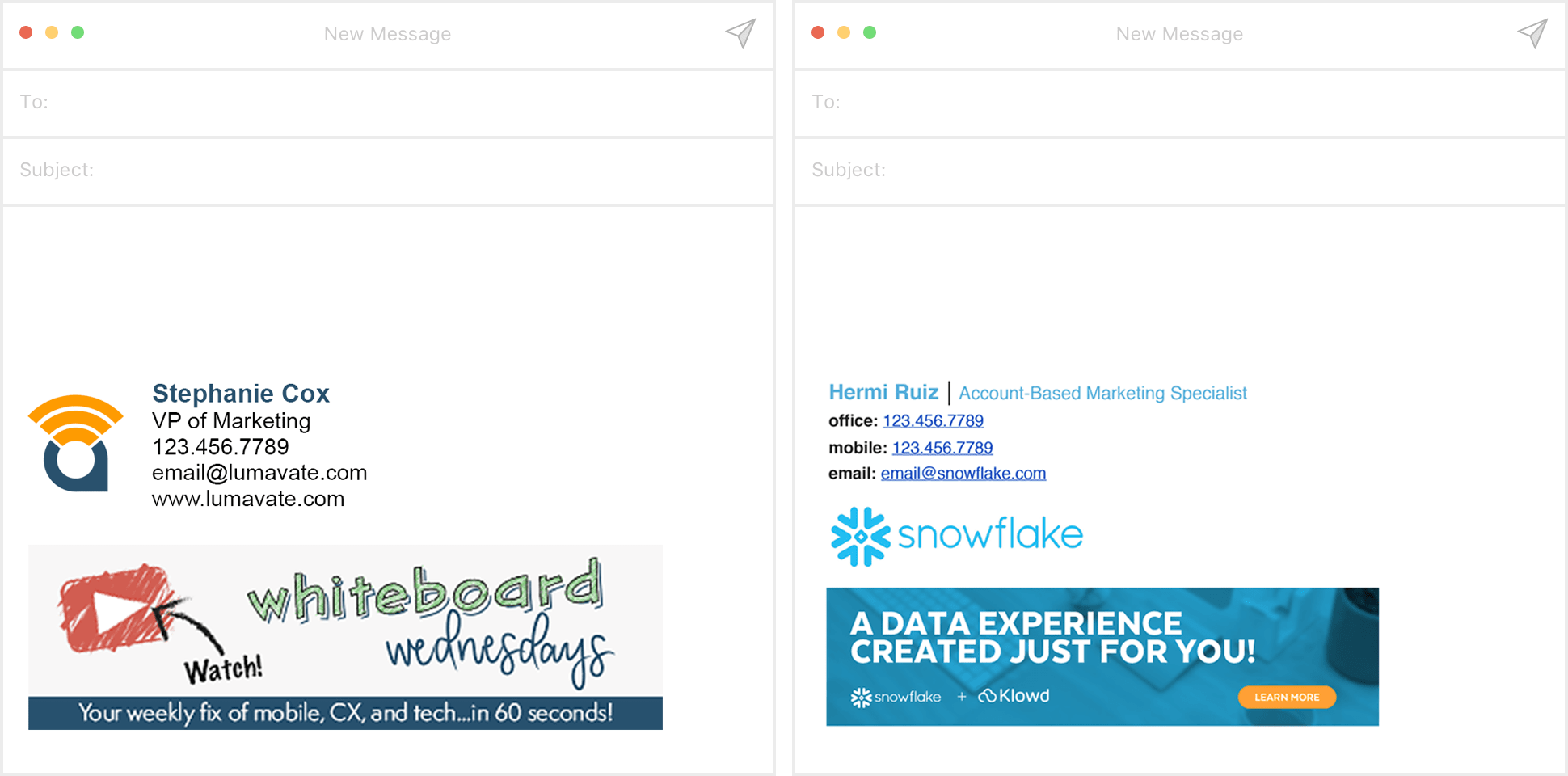 36 Examples of the Best Email Signatures - Terminus (Sigstr)